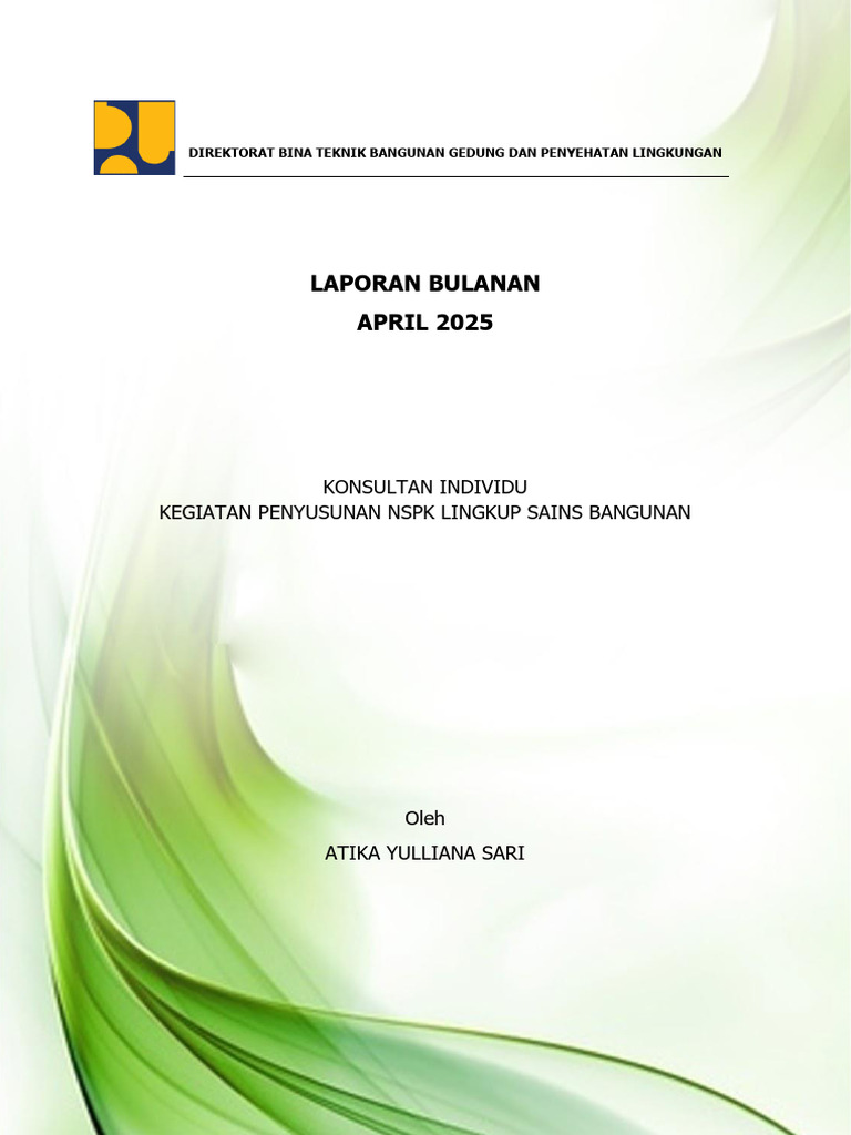 Laporan Bulanan | PDF