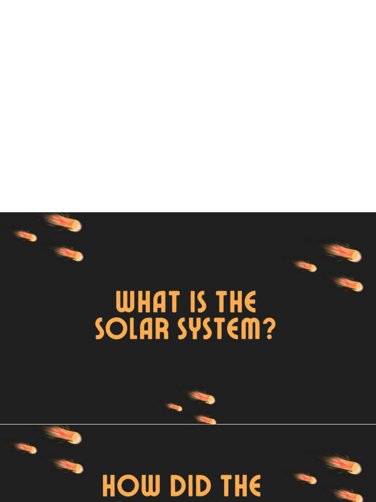 Solar System Formation Theories | PDF