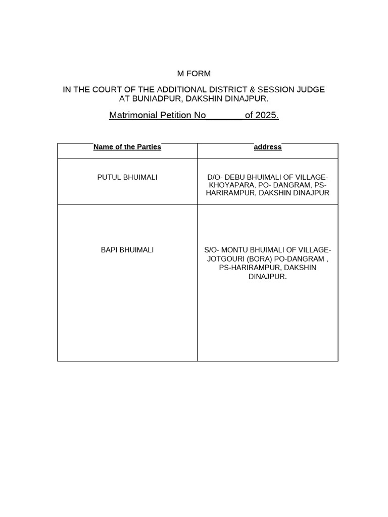 M FORM | PDF