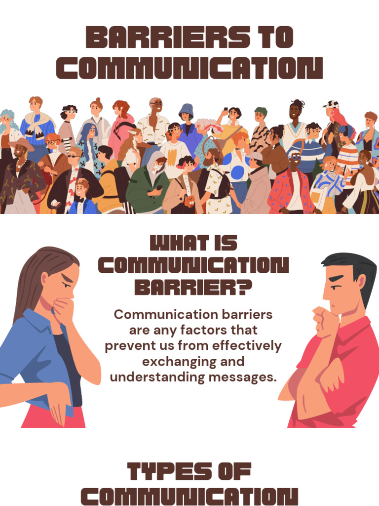 Creating a Communication Barriers Poster | PDF | Communication ...