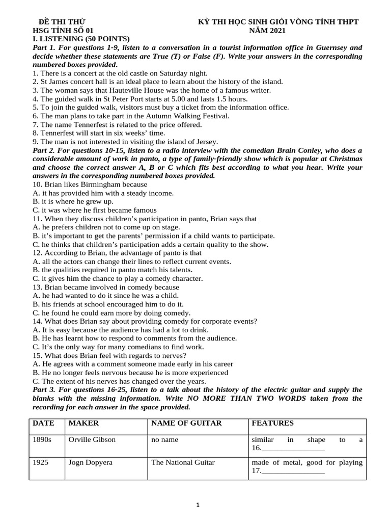 10 de HSG THPT | PDF | Sleep | Mind Wandering