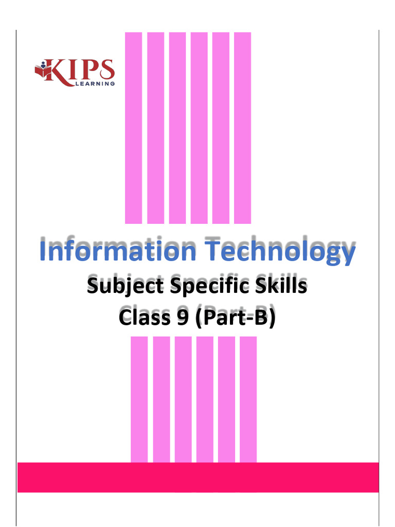 IT Libre Office Book 9 Part B - Answer Key - Second Edition | PDF | Computer Keyboard | Computing