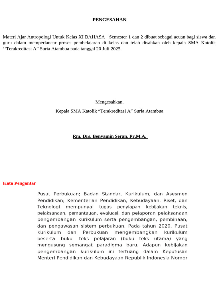 Etimologi Antropologi dan Definisinya | PDF