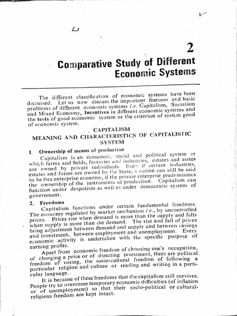 Economic System | PDF