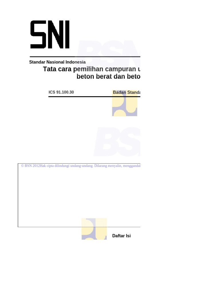 Textbook CIV 203 SNI 7656 2012 Mix Design (2) | PDF