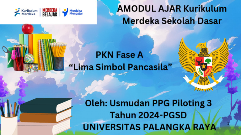 Lima Simbol Pancasila dalam Kurikulum SD | PDF