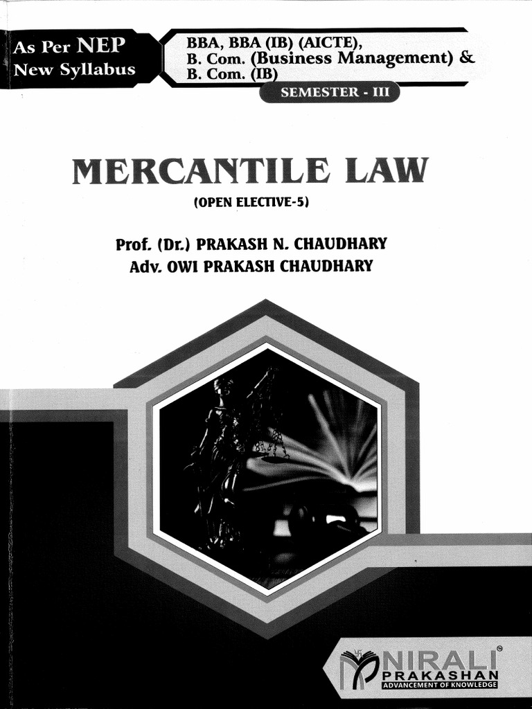Mercantile Law Pdf