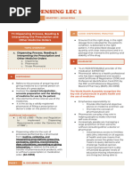 Lesson 1 To 4 Dispensing | PDF | Pharmacy | Prescription Drugs