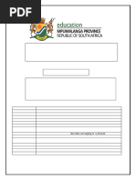 Grade 12 Maths Lit Scope 2025 | PDF | Probability | Measurement