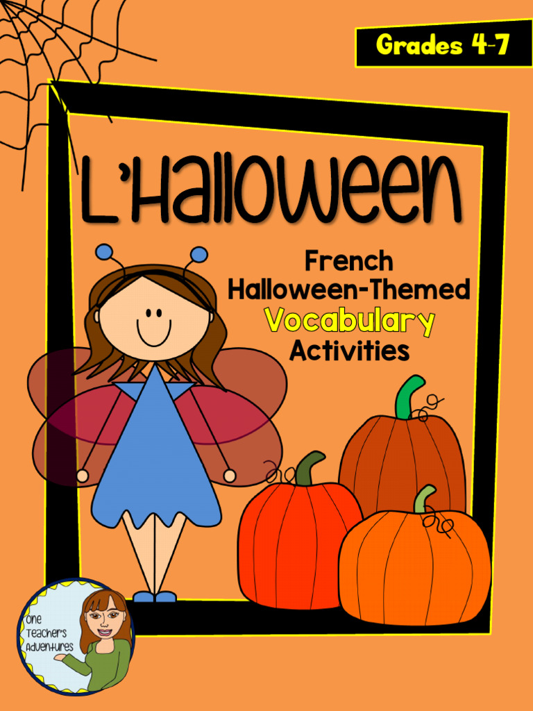 French Halloween Vocabulary Activities | PDF | Halloween | Supernatural ...