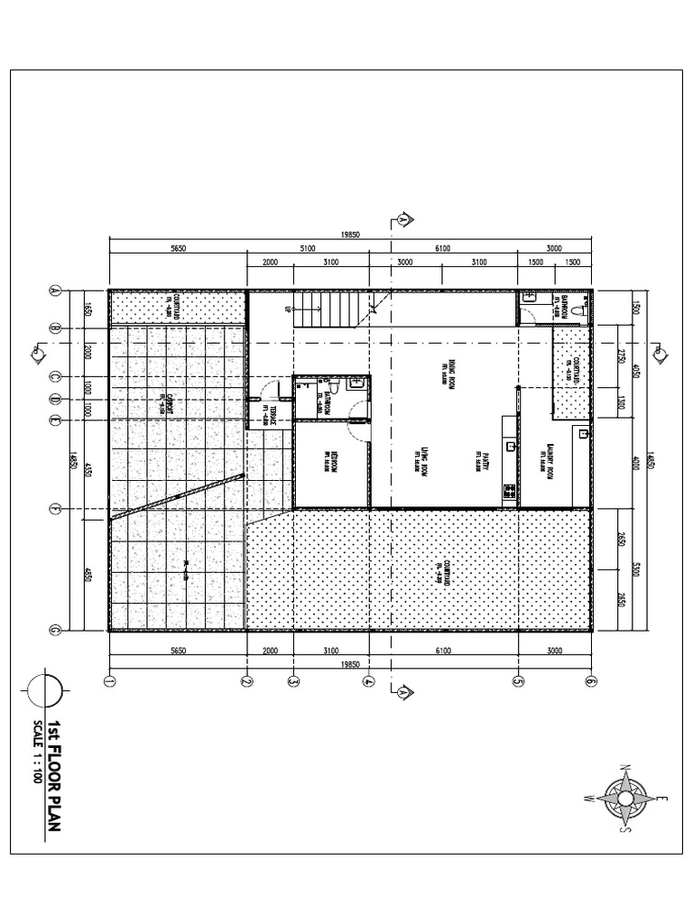 Denah LT 1 | PDF