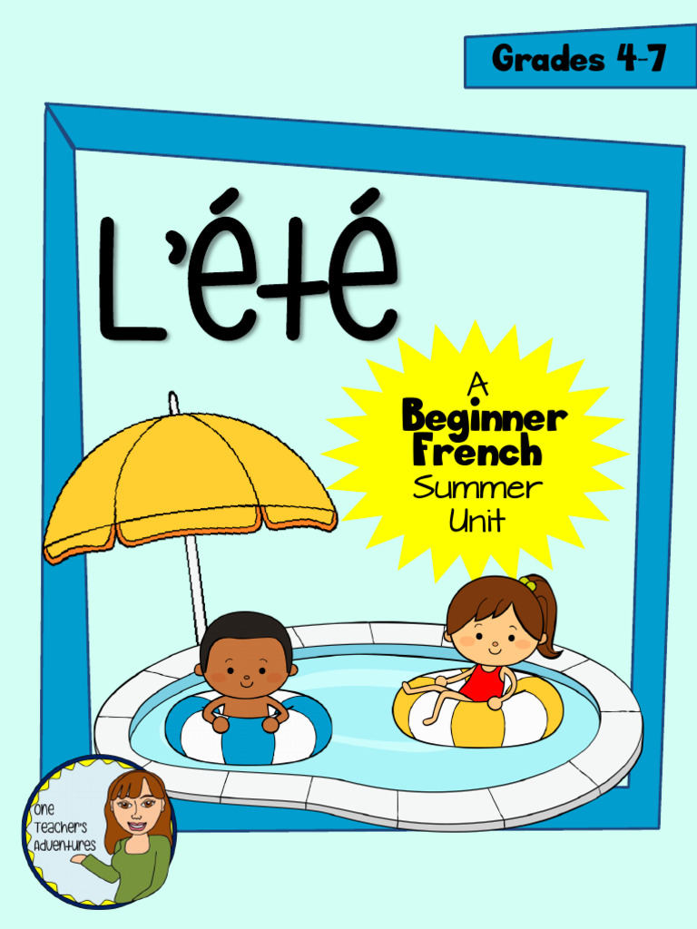 29 - L’été - Beginner French _Summer_ Themed Vocabulary Puzzles and ...