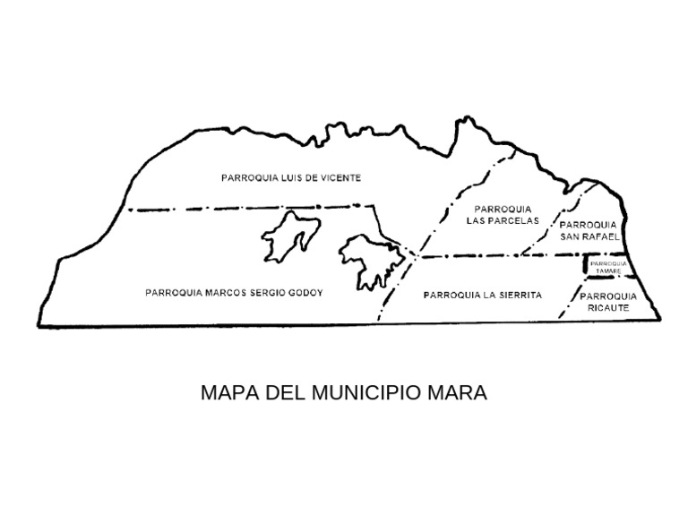 Mapa Del Municipio Mara | PDF