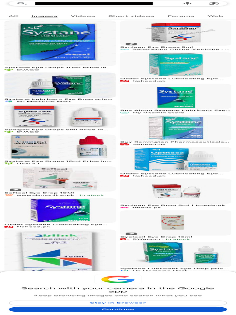 Sialic Eye Drop Small Pack - Google Search | PDF | Vision | Novartis