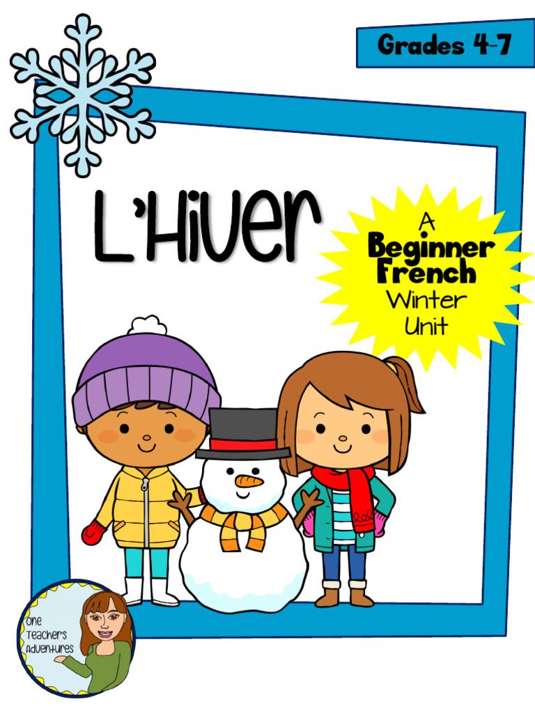 French Winter Vocabulary for Kids | PDF