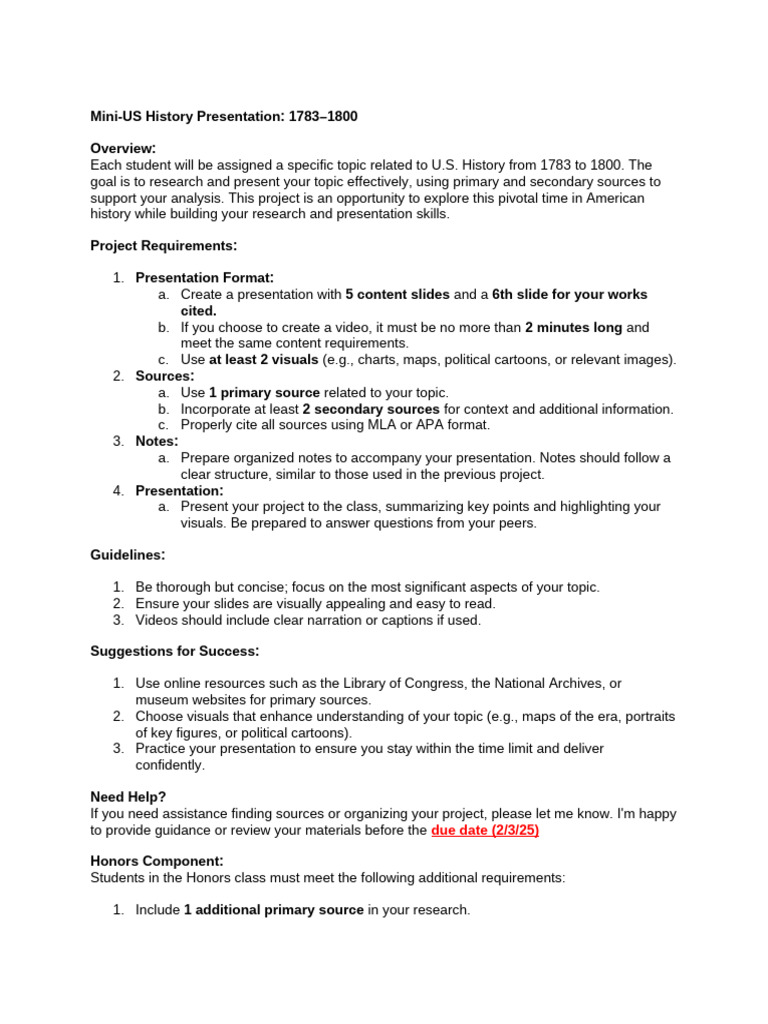 Mini-US History Presentation - 1783-1800 | PDF | Human Communication ...
