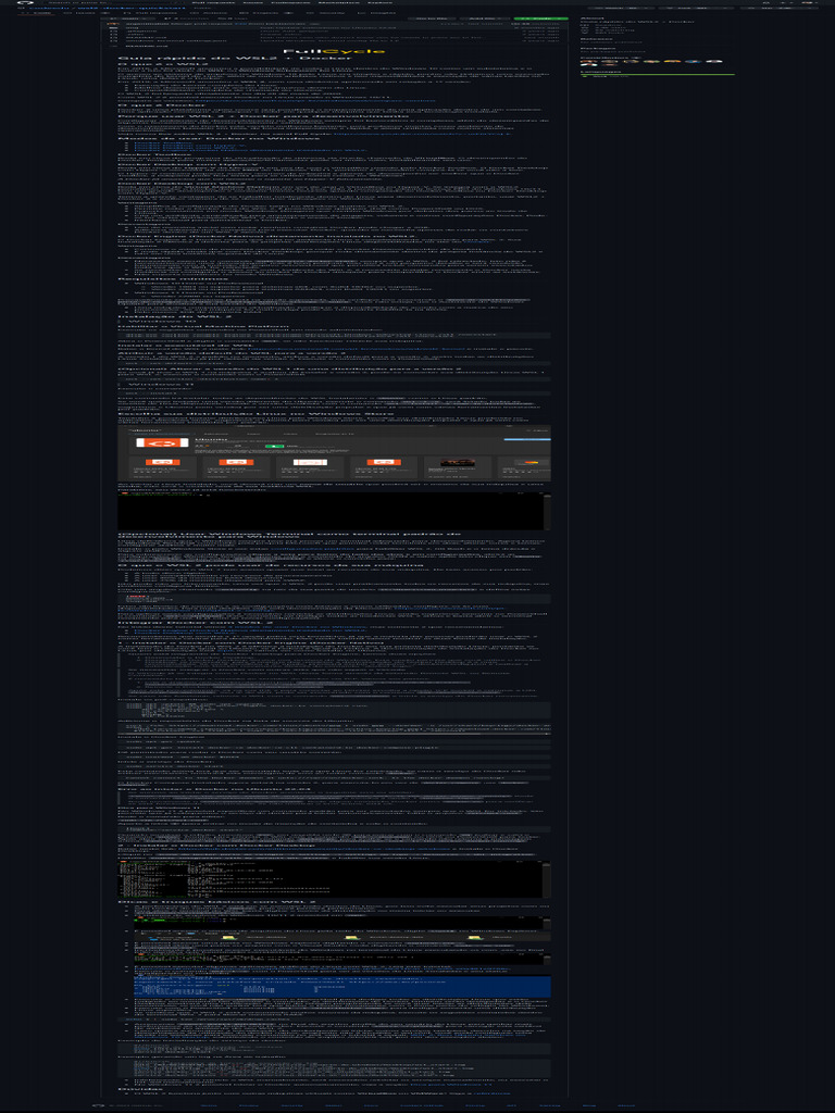 WSL2 + Docker Nativo | PDF