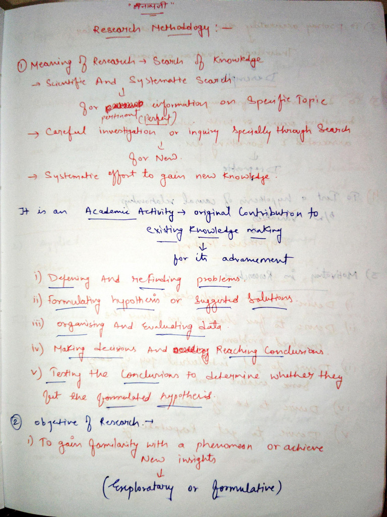 Research Notes ? | PDF