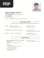 Curriculum Vitae | PDF | Tagalog Language | Philippines