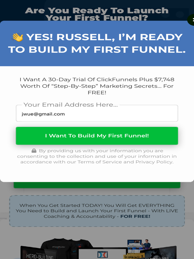 Build Your First Sales Funnel Now FREE 30-Day CL | PDF