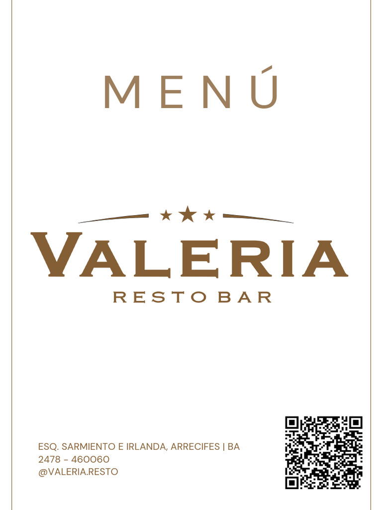 Menú VALERIA.pdf (2) | PDF | ensalada | Eruca Sativa