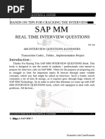 SAP MM Errors With Solution | PDF | Inventory | Computing