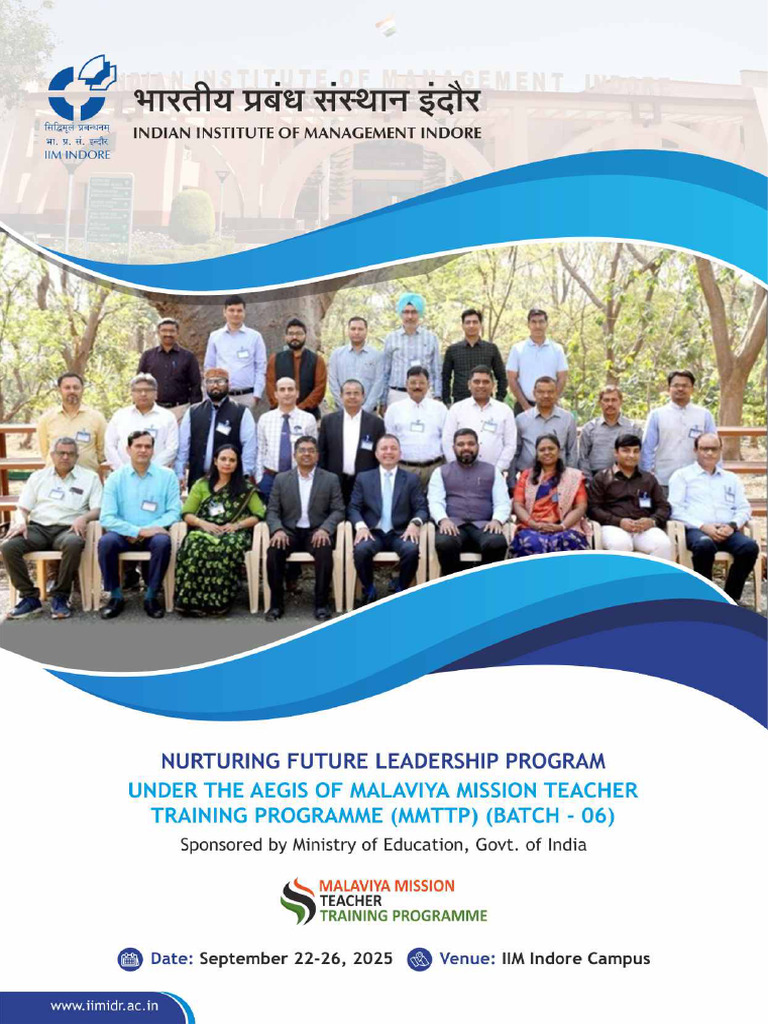 Nurturing Future Leadership Program Under The Aegis of Malaviya Mission ...