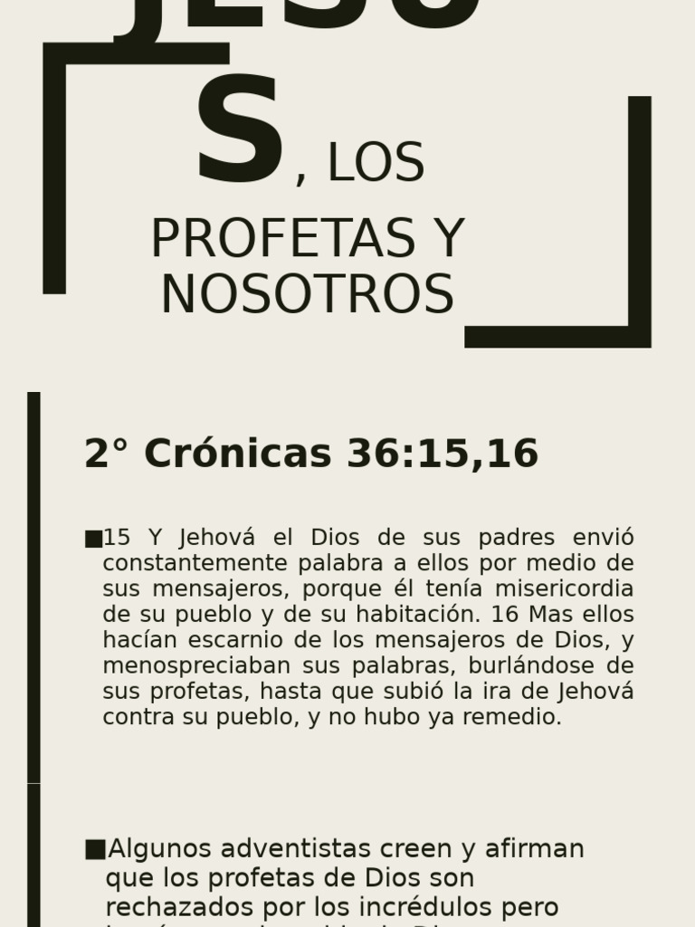 Jesus, Los Profetas y Nosotros | PDF | Profetas Y Mensajeros En El Islam