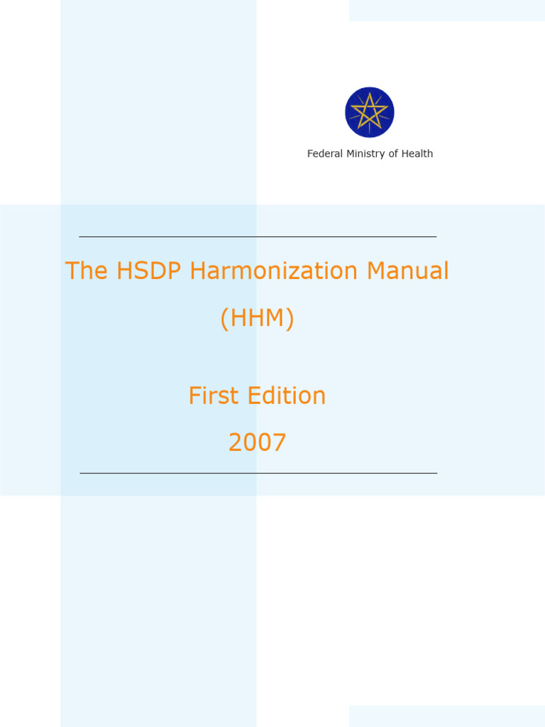 HSDP Harmonization Manual Overview | PDF | Strategic Planning | Budget