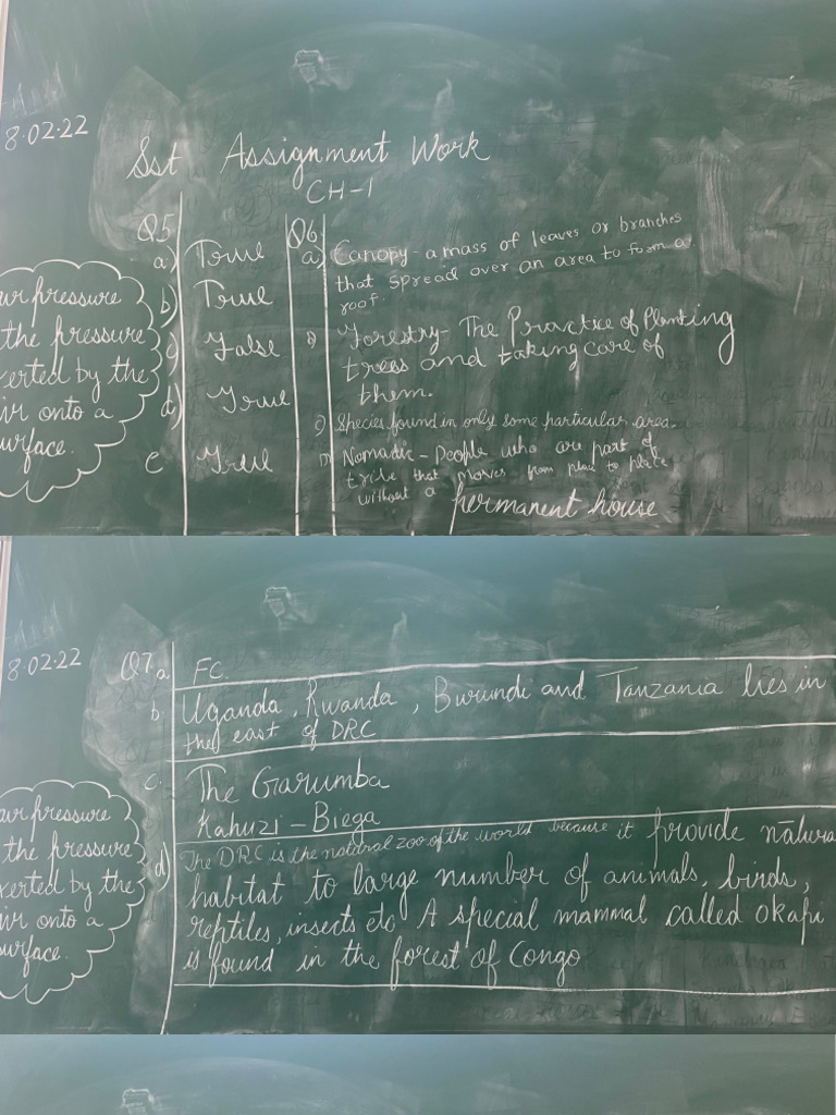 SST Class 5 CH 1 Sa 2 Assignment Work | PDF