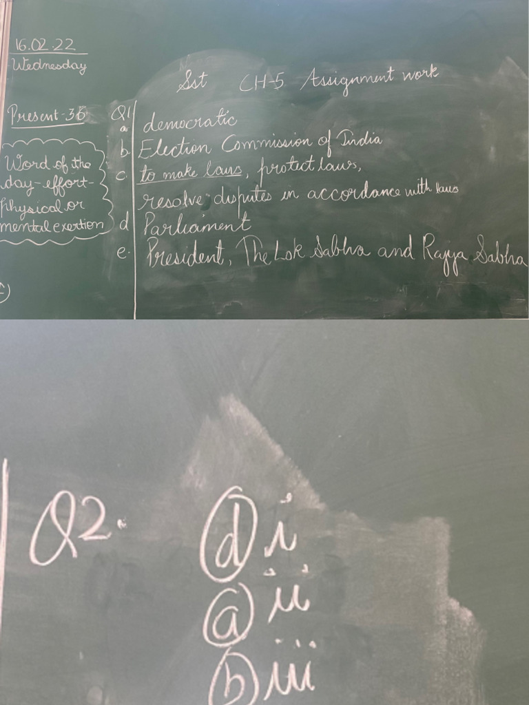 Class 5 SST CH Governing Ourselves Sa - 2 Ass WK | PDF