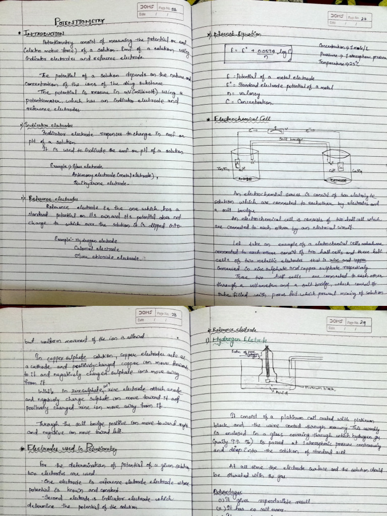 Potentiometry | PDF