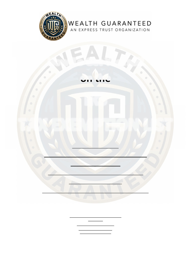 How To Get Yourself On The IRS Tax Exemption List | PDF | Taxes ...