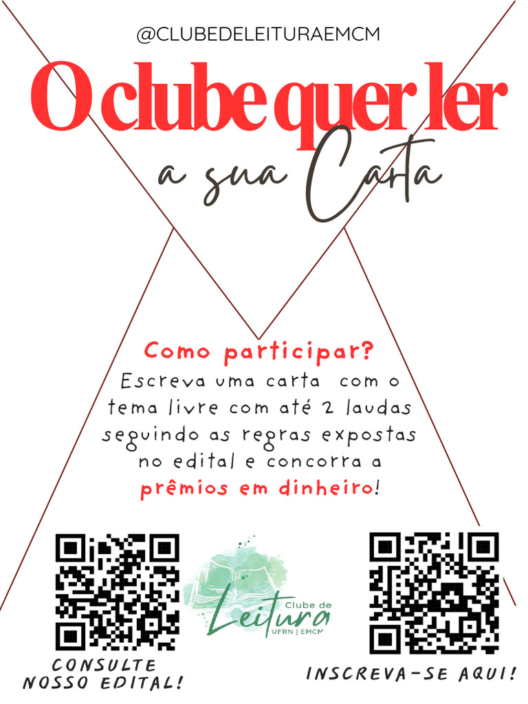 Cartaz Concurso Literário | PDF