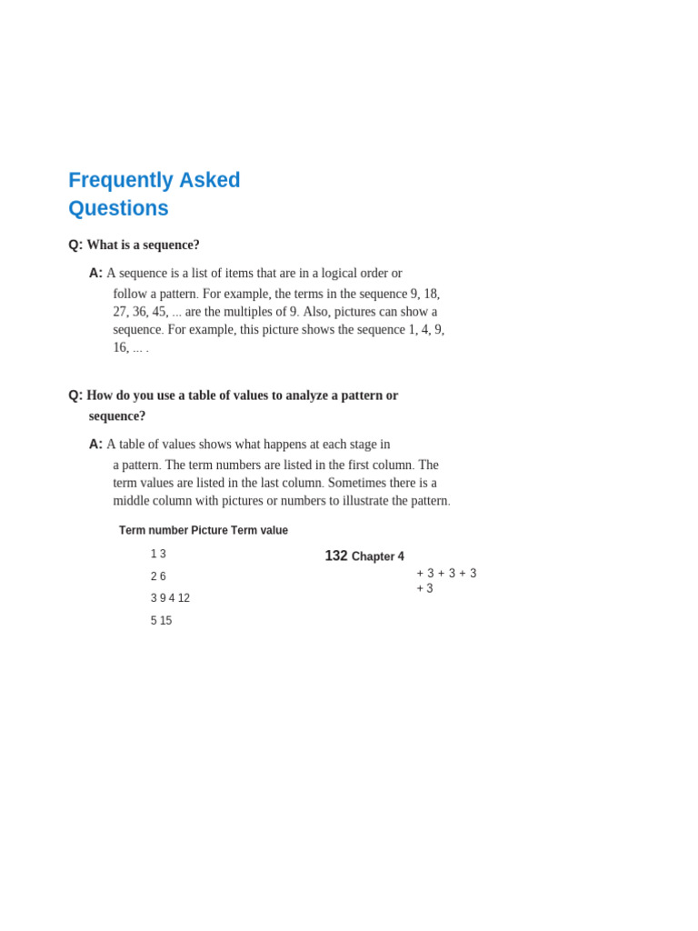 Patterning Algebra Mid Chapter Review | PDF | Numbers | Mathematics