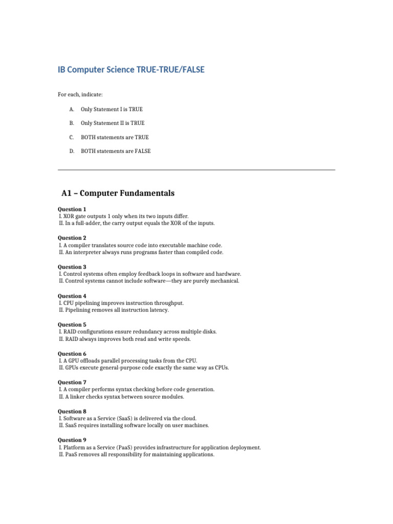 CS HL 2016 IB2027 Questions | PDF | Method (Computer Programming ...