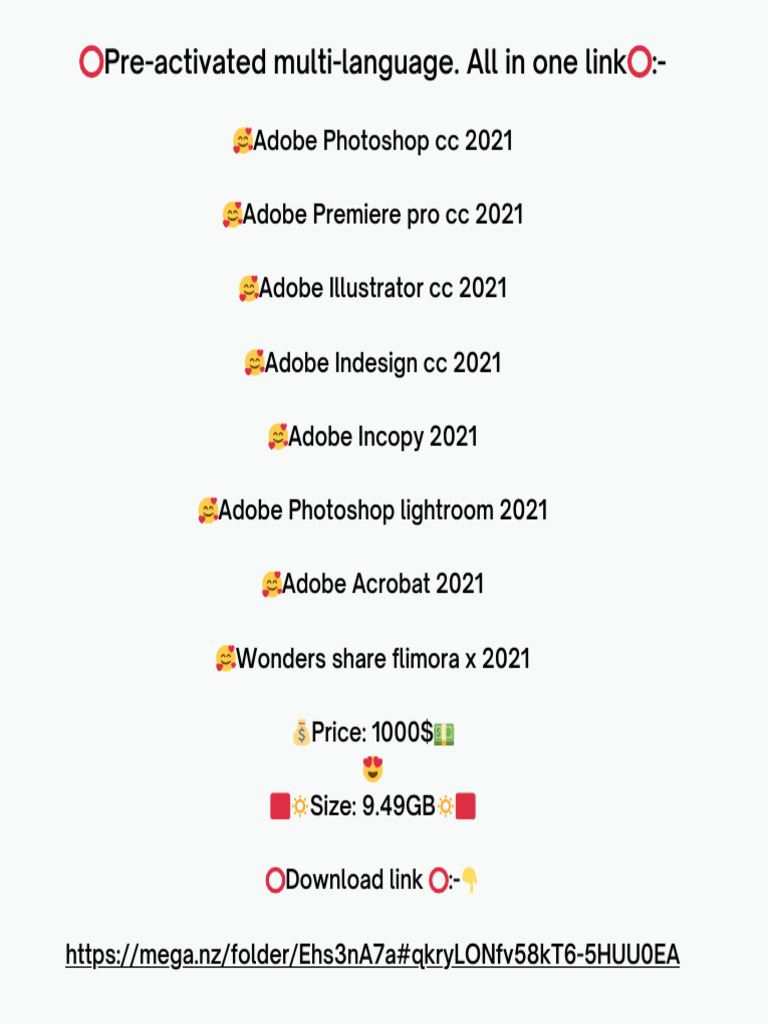 All Adobe Aoftwares | PDF