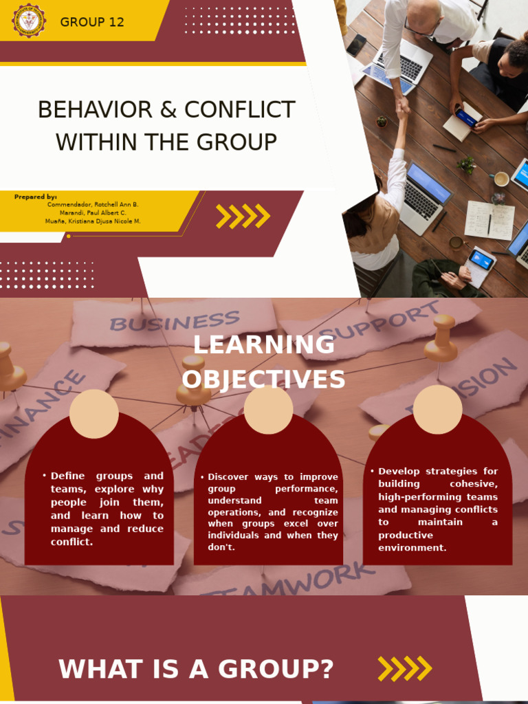 Group Dynamics: Managing Conflict & Performance | PDF | Mediation ...