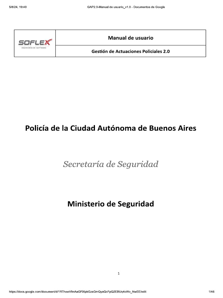 GAP2.0-Manual de Usuario - v1.0 | PDF