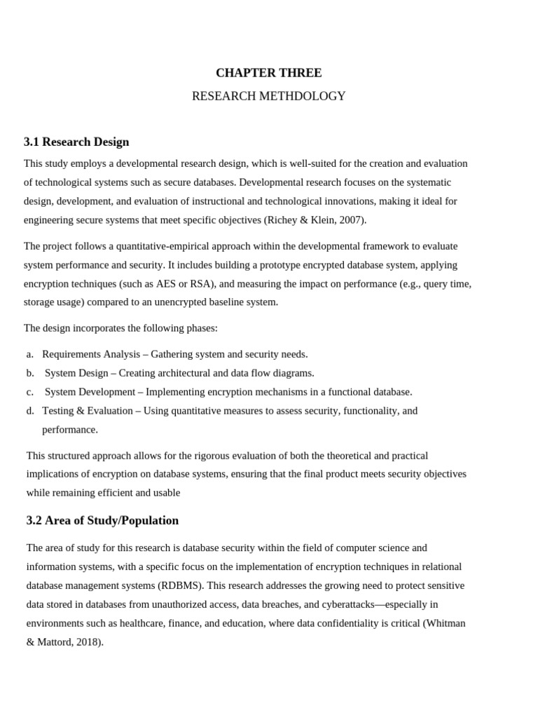Marvelous Chapter Three | PDF | Statistics | Methodology