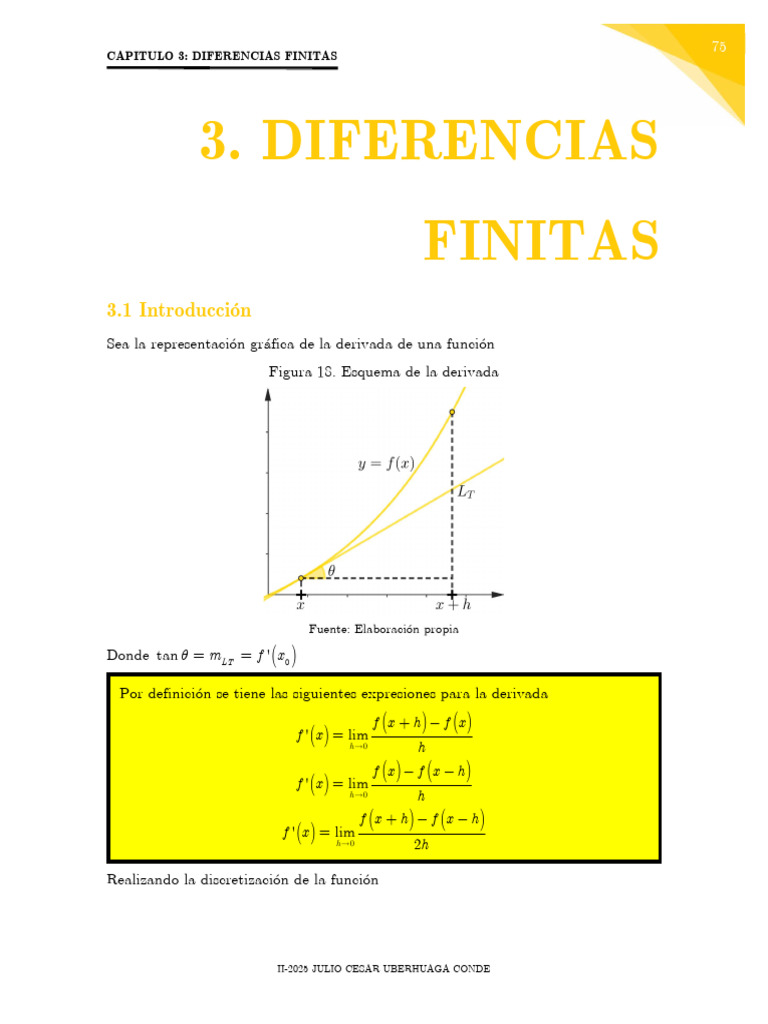 Cap 3 Diferencias Finitas | PDF | Matemáticas | Álgebra