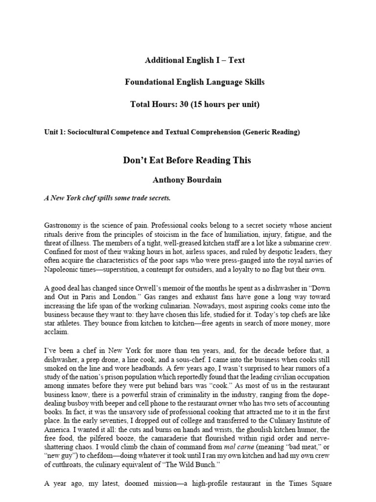 Foundational English Language Skills - Text 250806 111342 | PDF