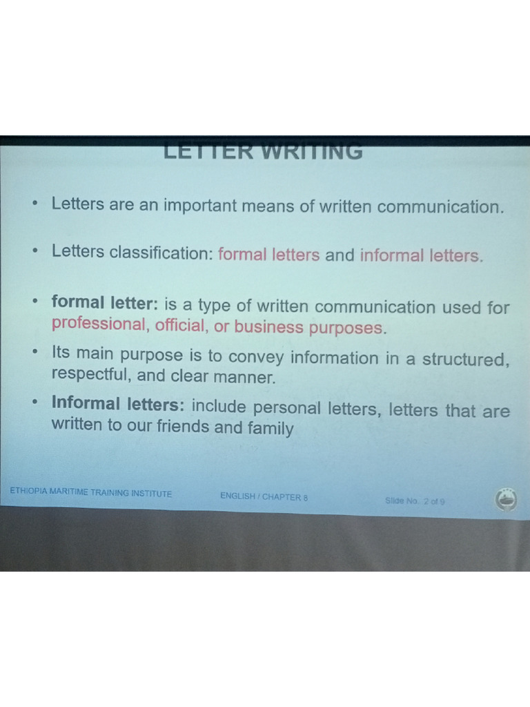 Letter Writing | PDF