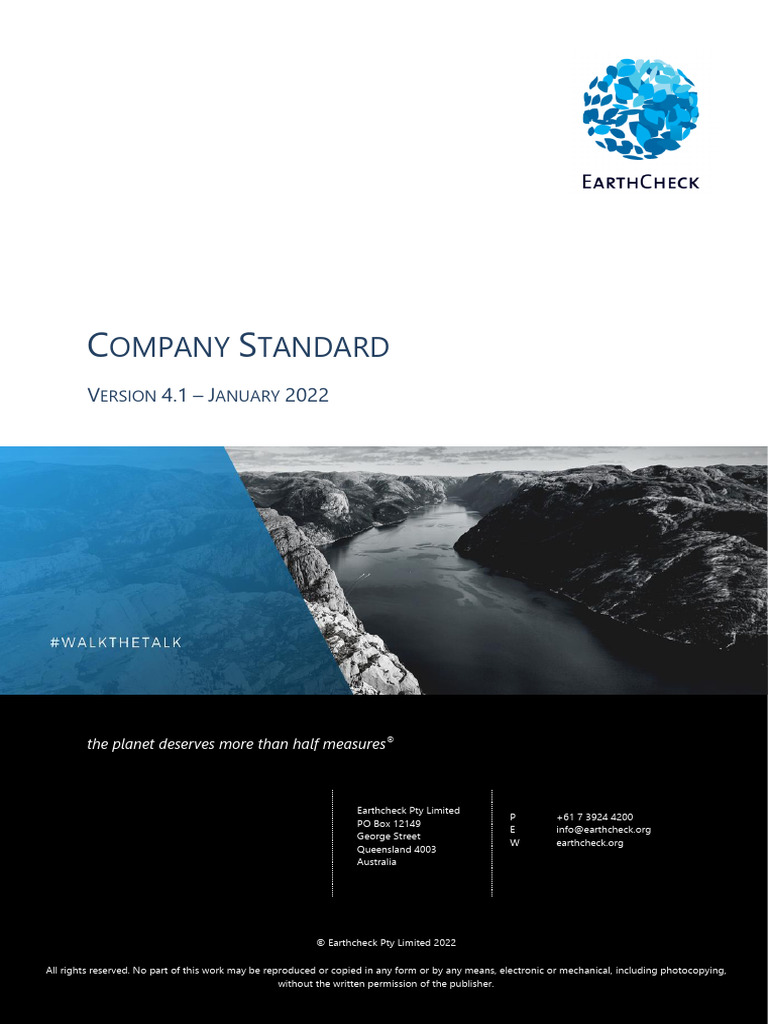 62 EarthCheck Certification Company | PDF | Sustainability | Natural ...