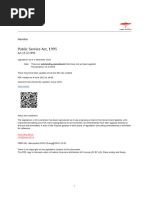 Namibia Public Service Regulations Overview | PDF | Trade Union ...
