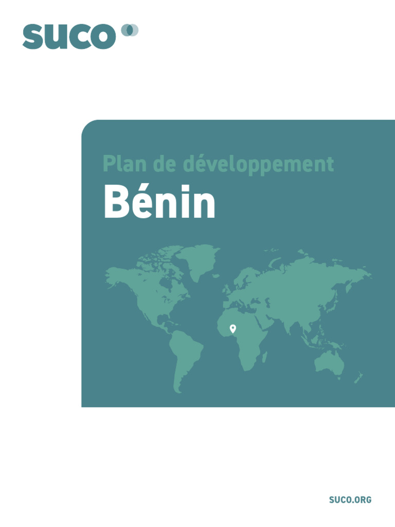 Plan de développement au Bénin 2022 | PDF | Changement climatique ...