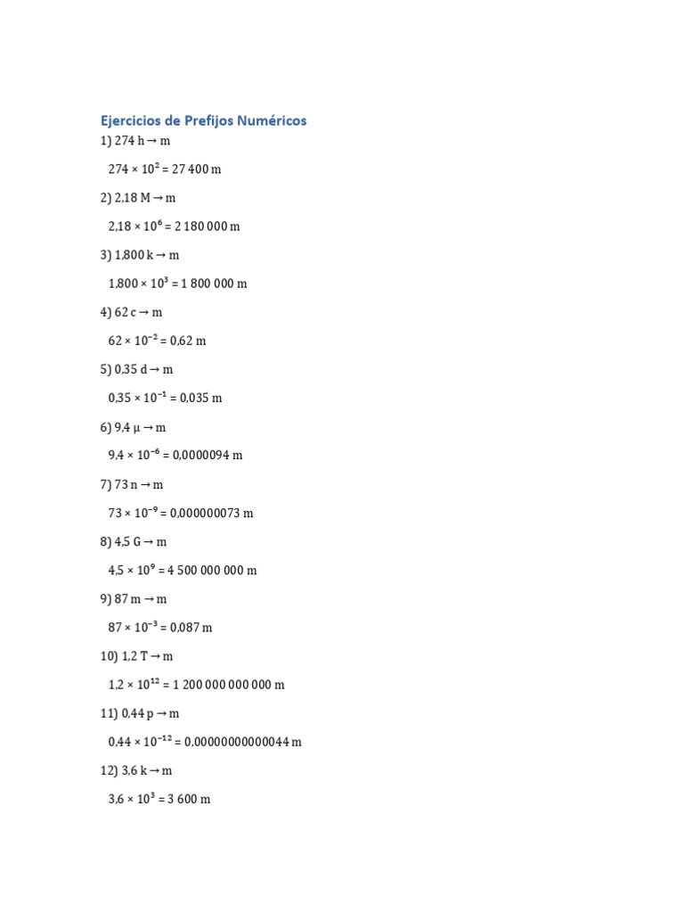 Actividad Complementaria 1 Prefijos 01:09:25 | PDF