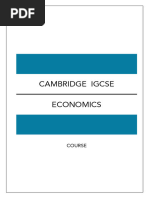 IGCSE Economics 0455 Syllabus 2026 | PDF | Economic Equilibrium ...