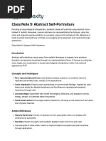 Expressive Self Portrait Evaluation Guide | PDF | Hair | Face