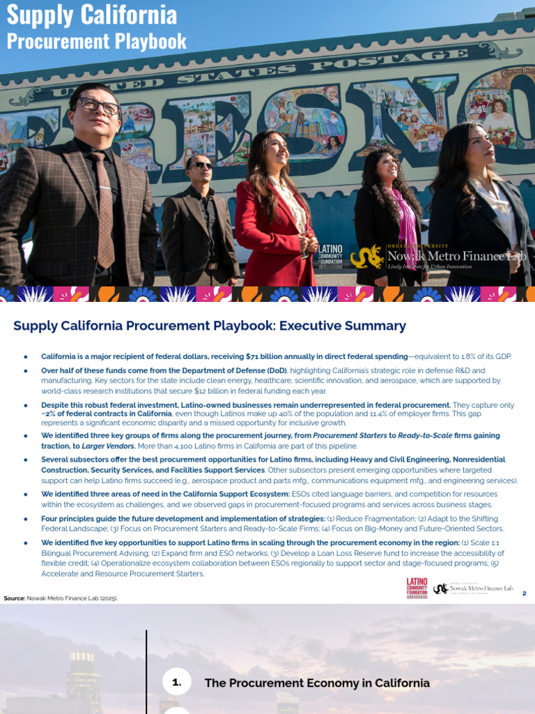 Supply CA - Procurement Playbook For Publication May2025 | PDF | Nasa | Procurement